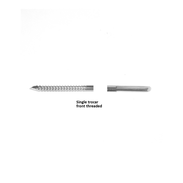 Steinmann Pins, Front Threaded, Single-Trocar - Concord Surgical