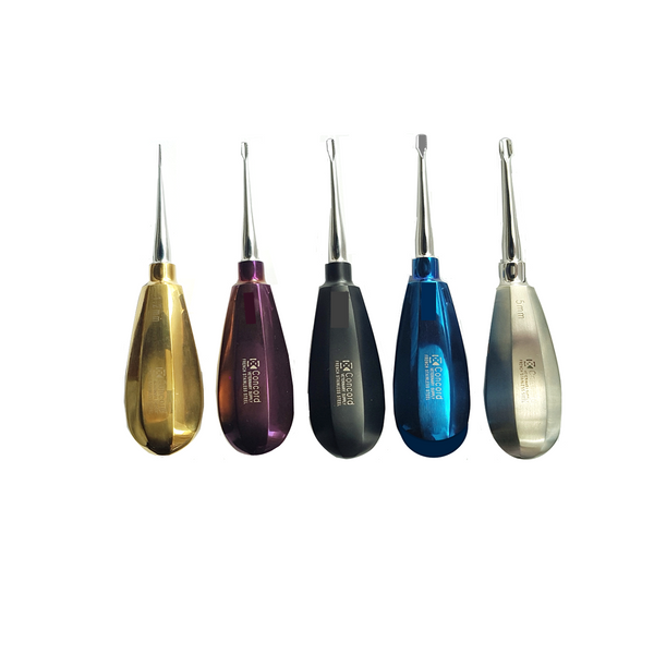 Winged Elevators - Extra-Short, Stubby, Coloured - Concord Surgical